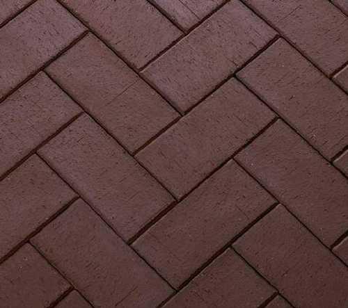 Клинкерная брусчатка Бонн терракотовая 200x100x50