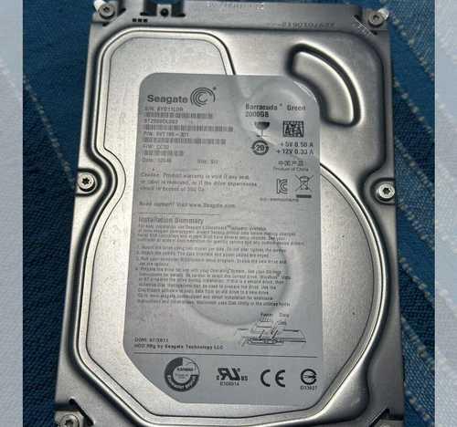 Hdd seagate 2tb