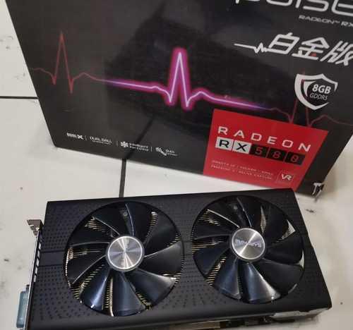 Видеокарта rx580 8gb sapphire pulse неисправная