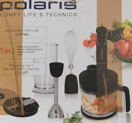 Блендер polaris phb 1034L cube 5 in 1, 1000 watt