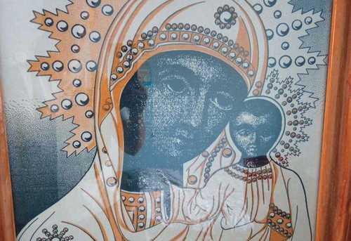 Антиквариат Большая Табынская икона Божией Матери