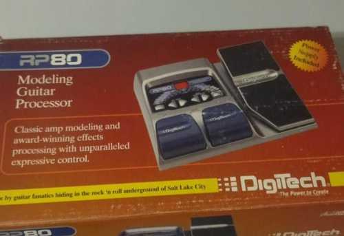 Гитарный процессор digitech rp80