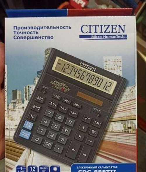Калькулятор citizen sdc 888Tii