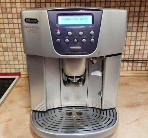 Кофемашина delonghi magnifica pronto cappuccino