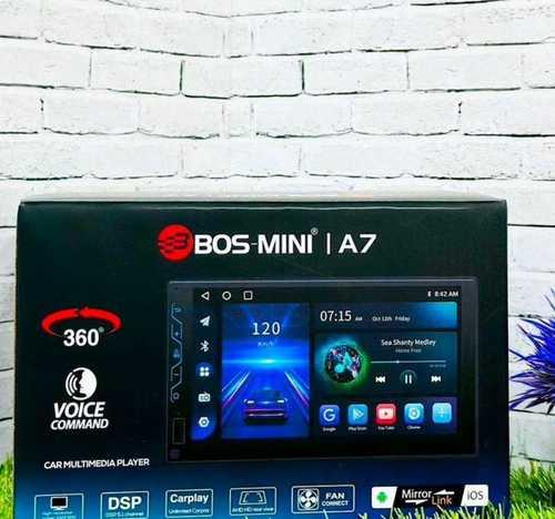 Мощная андроид магнитола 7дюймов Bos mini A7