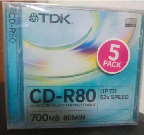 Болванки TDK CD-R чистые