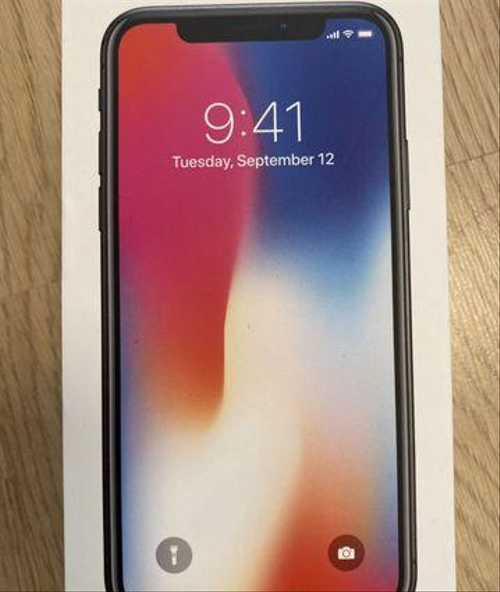 Коробкк от iPhone X 256gb