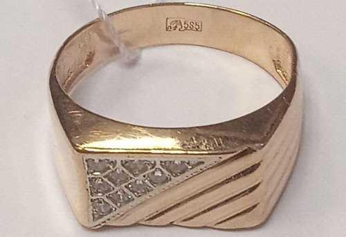 Золотое кольцо с фианитами (24000)