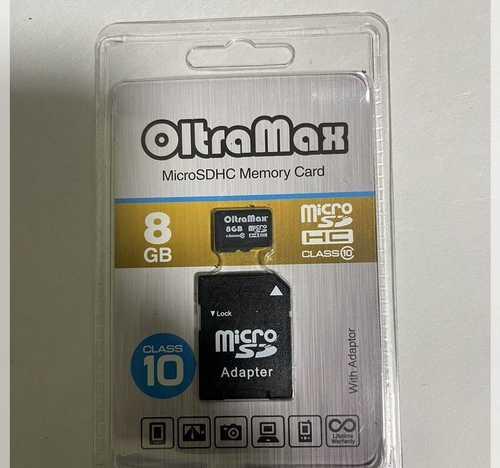 Карта памяти microsdhc class 10 sd adapter