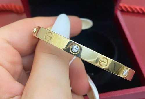 Новый золотой браслет Cartier