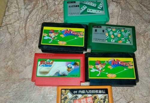 Игры картриджи для Famicom Dendy