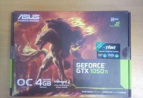 Коробка от видеокарты Asus GeForce GTX 1050 Ti 4гб