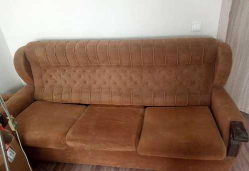 Продам диван -кровать бу и кресло