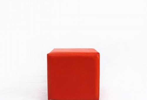 Банкетка куб 370х340х400мм, цвет красный