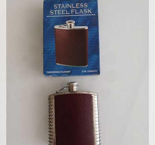 Фляга stainless steel flask 6 oz