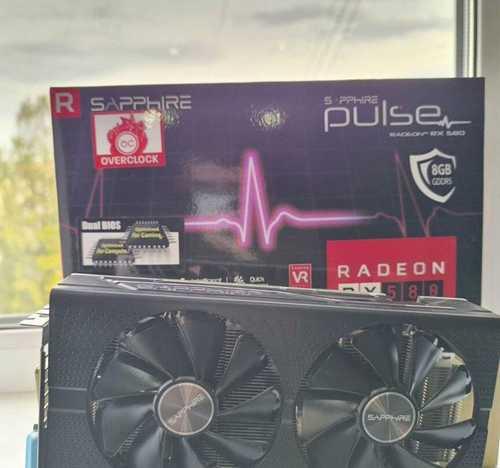 Видеокарта rx580 8gb sapphire