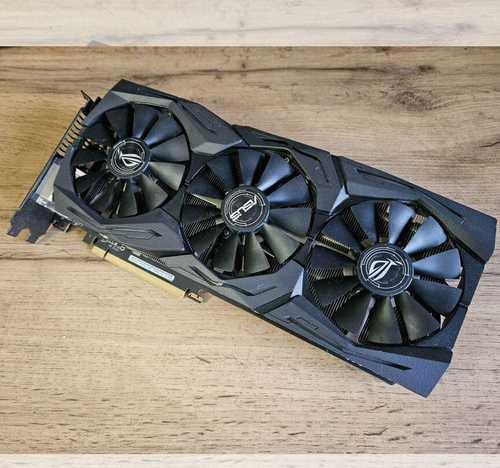 Видеокарта GTX 1070 8гб Asus ROG