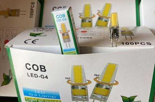 Лампа светодиодна COB 12v 3w G4