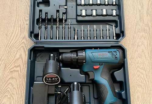 Шуруповерт bosch 14.4, makita 18 с набором