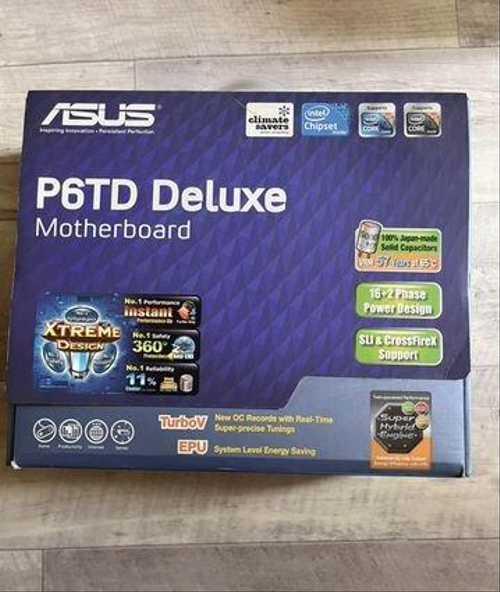 Материнская плата asus LGA1366 P6TD Deluxe X58