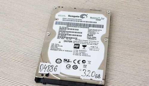 Жёсткий диск 320 GB Seagate Momentus Thin