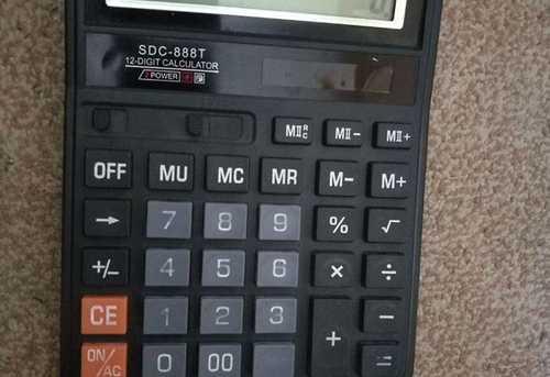 Инженерный калькулятор большой sdc 888t