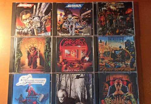 Cd аудио диски: heavy metal, thrash, hard rock