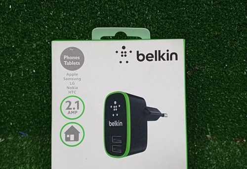 Сетевое зарядное устройство на 2 USB Belkin F8J052