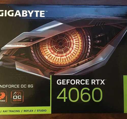 Видеокарта gigabyte RTX4060 8GB на памяти Samsung