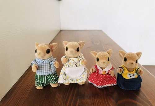 Sylvanian families семья оленей раритет