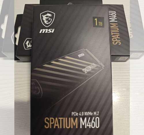 MSI spatium M460 1TB новый