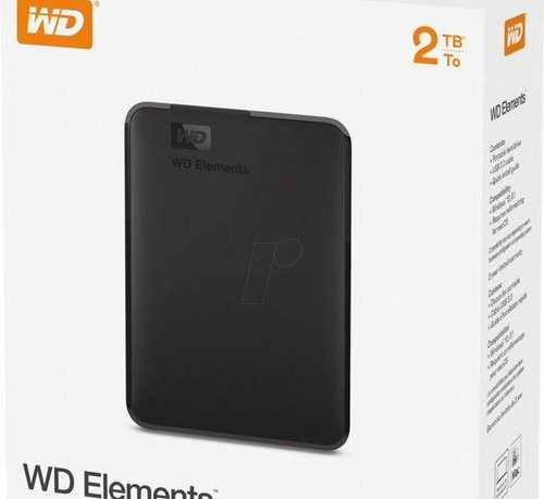 HDD 2 TB WD elements/внешний жёсткий диск хард