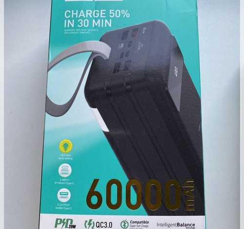 Продаю Power Bank 60000 mAh с быстрой зарядкой