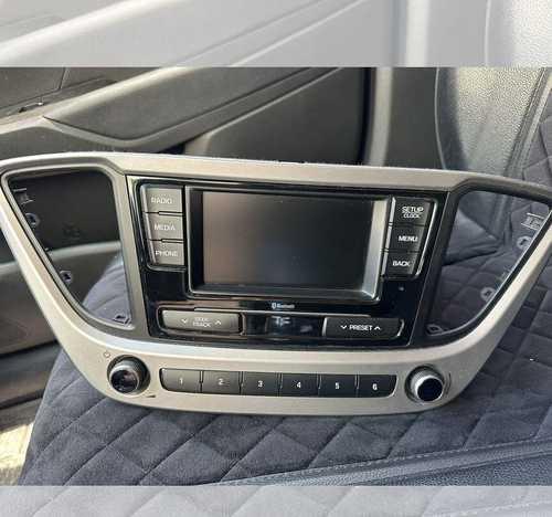 Штатный магнитафон hyundai solaris 2