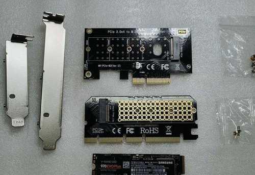 PCI-E адаптер SSD M.2 Nvme