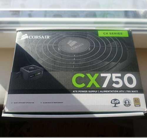 Блок питания Corsair CX750 (750w) Bronze