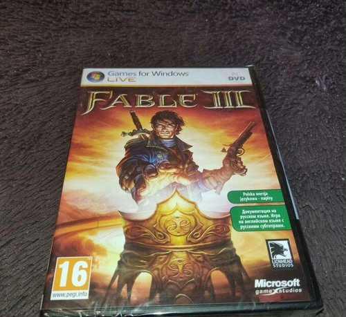 Fable 3 DVD-Box запечатанный sealed