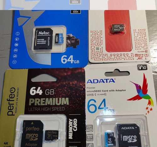 Карта памяти MicroSD 64GB