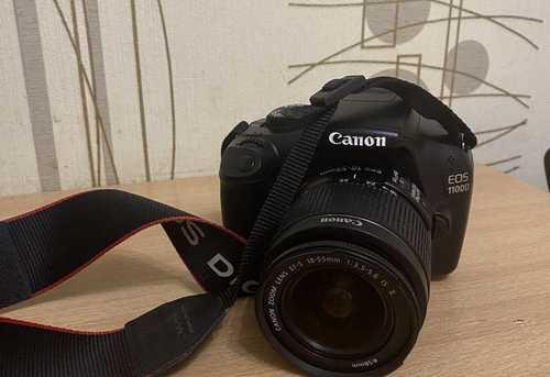 Зеркальный фотоаппарат canon eos 1100d