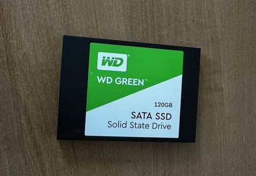 Жесткий диск SSD wd green SATA 120 gb