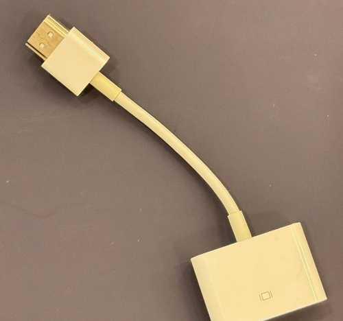 Переходник hdmi dvi Apple