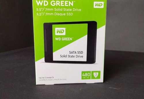 Жесткий диск ssd WD Green 480 Gb