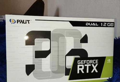 Видеокарта Palit GeForce RTX 3060 12 гб с двумя ку