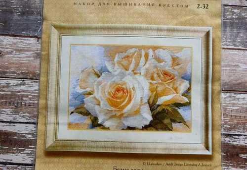 Алиса 2-32 Белые розы набор для вышивания