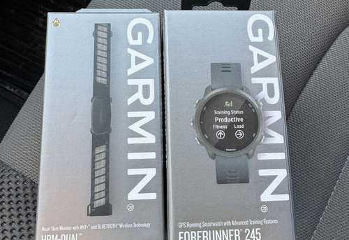 Garmin Forerunner 245 + Hrm Dual Новые