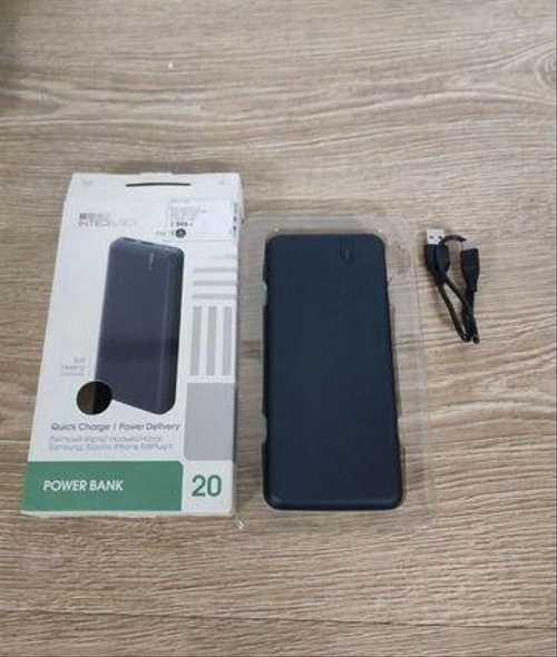 Interstep type-c power bank 20000mah новый