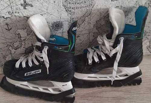 Хоккейные коньки bauer 34 размер