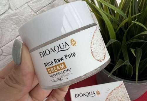 Крем для лица с экстрактом риса bioaqua rice raw