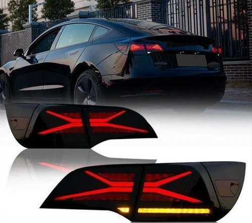 Задние динамические фонари для Tesla model 3 Y