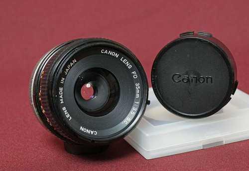 Canon FD 35mm f/3.5 S.C